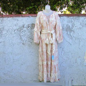 Miss June Paris | Dresses | Miss June Paris Sarita Pink Maxi Dress Os ...